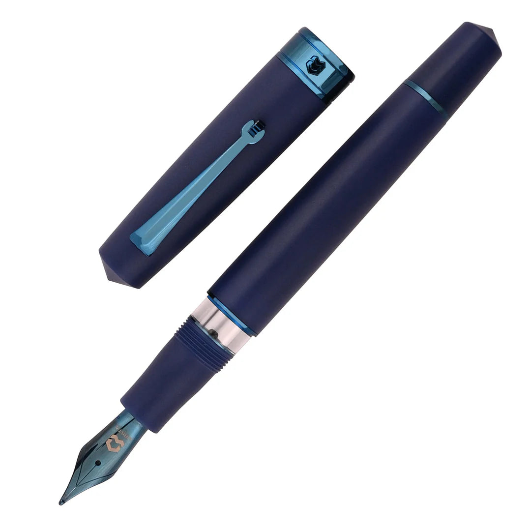 Arista One - Matte Dark Blue PVD Fountain Pen – Penopedia
