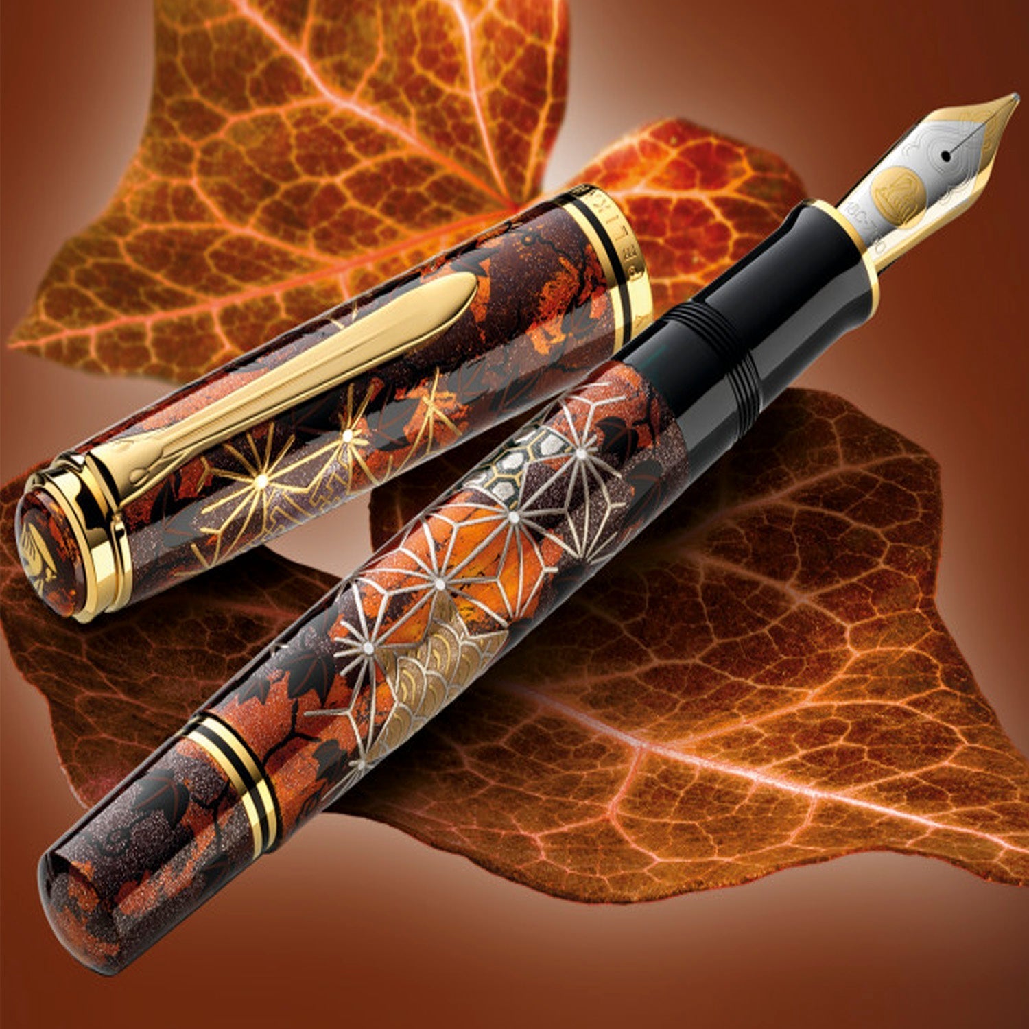 Pelikan Souveran M1000 Maki-E Ivy & Komon Fountain Pen (Limited Editio – Penopedia