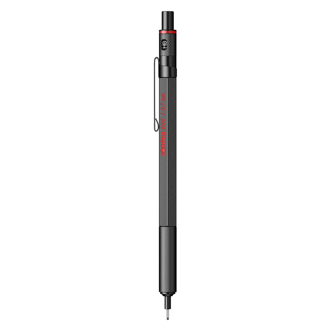 rOtring 600 Mechanical Pencil â€“ 0.7mm Tip, Black Metal Body – Penopedia